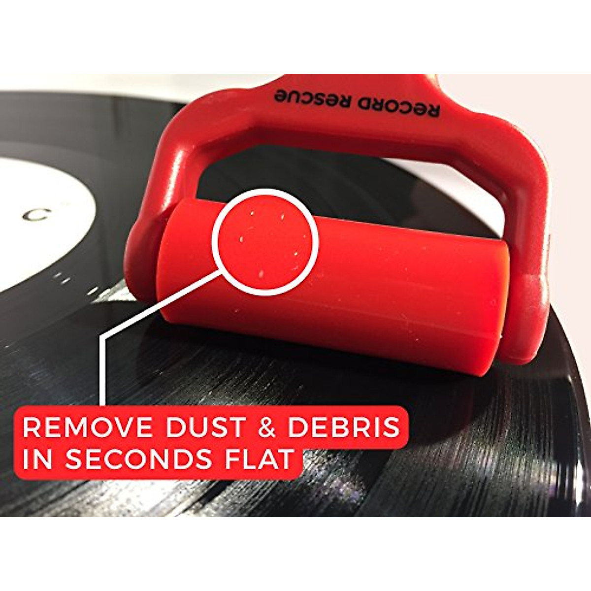 Record Roller - Vinyl Record Cleaner - Reusable Record Cleaner - Liquid Free | Record Rescue
