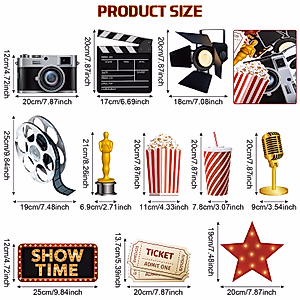 Remagr VIP Party Decorations Movie Night Party Decorations Kit VIP Door Cover 2.6 x 15 ft Red Carpet Runner Runway Rug 55 Gsm Thickness, Movie Night