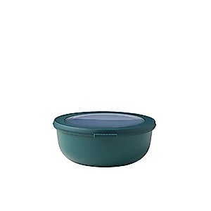 Mepal – Multi Bowl Cirqula Rectangular – Food Storage Container with Lid - Suitable as Airtight Storage Box for the Fridge & Freezer, Microwave Container & Servable Dish – 1250 ml – Nordic Pine