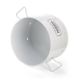 Suwimut Set of 3 Vegetable Storage Tins, Metal Potato Onion Garlic Storage Bin, Kitchen Canisters Vegetable Fresh Keeper Garlic Container Onion Keeper Potato Bin with Aerating Holes and Lid