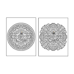 125 Mandalas: An Adult Coloring Book Featuring 125 of the World’s Most Beautiful Mandalas for Stress Relief and Relaxation (Mandala Coloring Books)