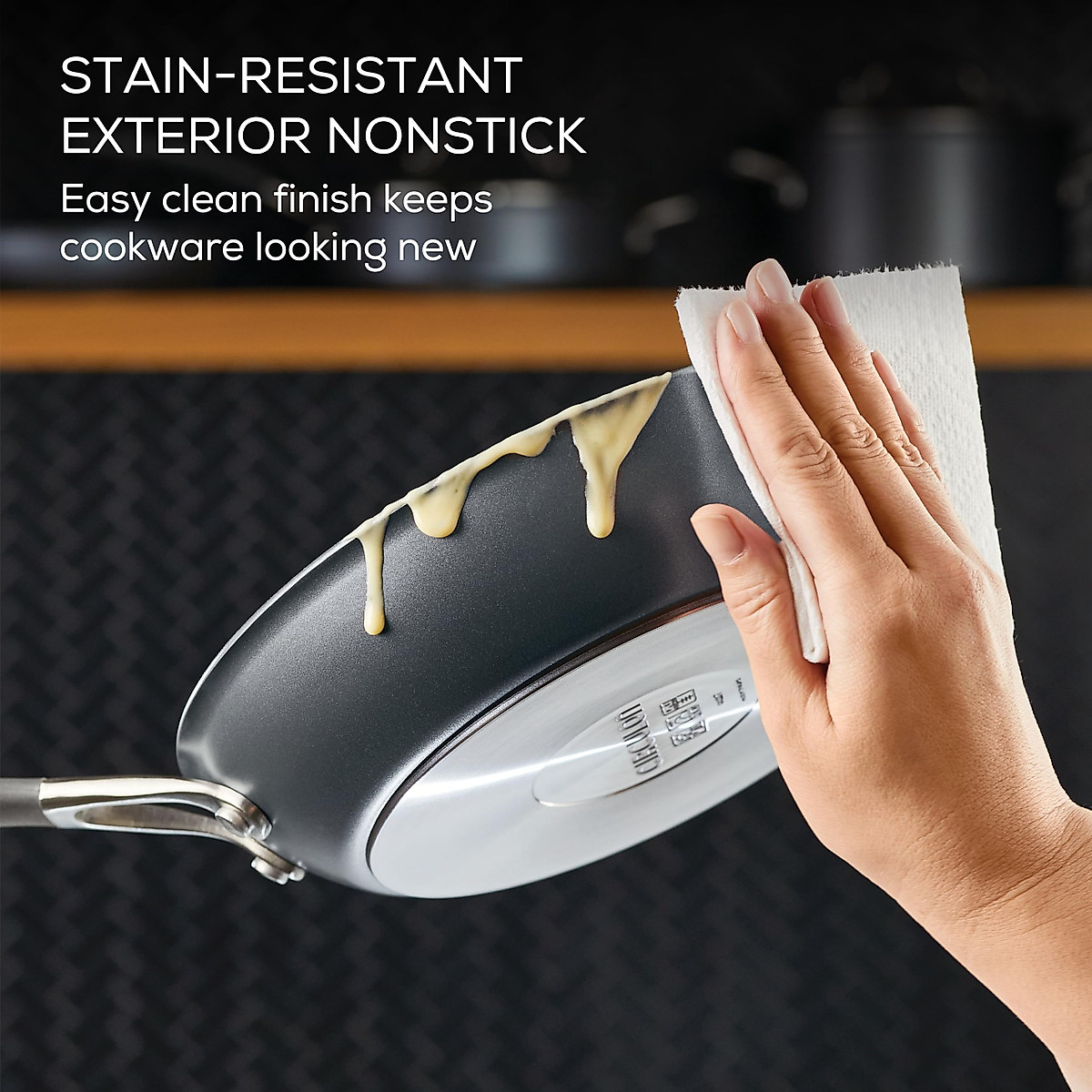 Circulon A1 Series with ScratchDefense Technology Nonstick Induction Cookware/Pots and Pans Set, 9 Piece, Graphite