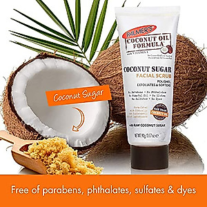 Palmers Coconut Sugar Facial Scrub 3.17 Ounce (2 Pack)