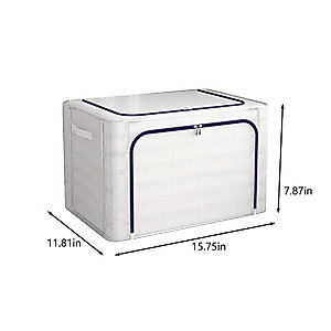 Capacity Storage Bins Moving Boxes Storage Storage Organizer Closet Organizers and Storage Clothing Closet Storage Toy Storage (Blue)