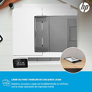 HP Color Laserjet Pro M283fdw Wireless All-in-One Laser Printer, Remote Mobile Print, Scan & Copy, Duplex Printing (7KW75A), White, Model:7KW75A#BGJ (Renewed)