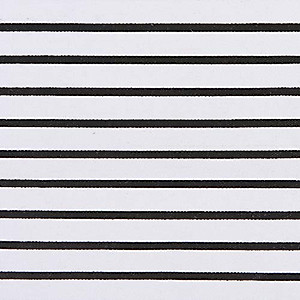 Hinwo 20 Gal / 77L Freestanding Large Laundry Hamper, Collapsible Laundry Storage Basket with Easy Carry Extended Handles for Clothes Toys, 16 x 12 x 24 Inches, Black Stripe