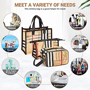 kancehinage Nail Polish Organizer Bag, Double Layer Large Nail Polish Organizers Case Portable Carrying Bag 3