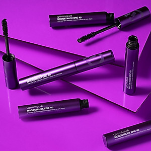 Younique MOODSTRUCK EPIC 4D Fiber Lash Mascara | 7 ml | Long Lasting Mascara Black Volume and Length, Lengthening, Thickening, Fuller Lashes Amplify Smudge-Proof Eyelash Mascara, Makeup