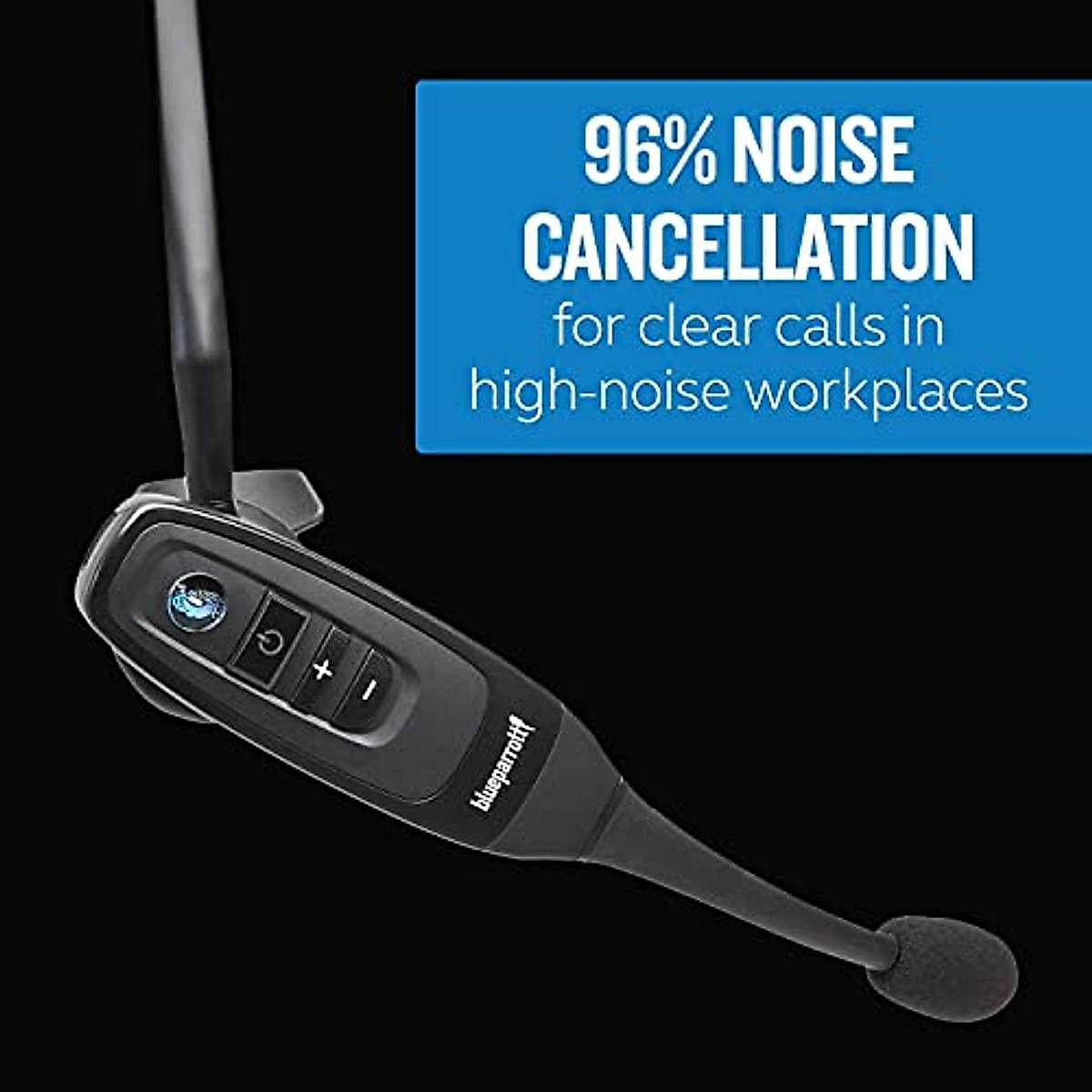 BlueParrott C400-XT (204151) Noise Cancelling Wireless Bluetooth Headset w/ iSave Protective Carrying Case with 24 Hours of Talk time