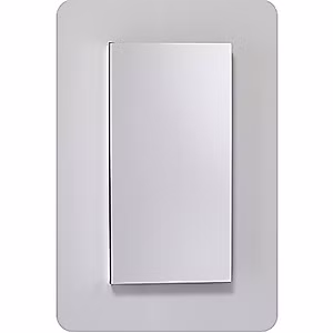 Robern MC1230D4FPRE2 M Series Medicine Cabinet, Silver