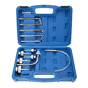 BTSHUB 13Pcs/Set Oil Fill Adapter, ATF Adapters for Transmission Fluid Oil Filling Filler Connector Tool Kit Fit for Ford/VW/Audi/Honda