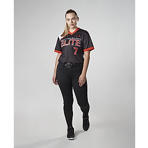 EvoShield Women's Standard Standout Fastpitch High Rise Pant, Black, Small