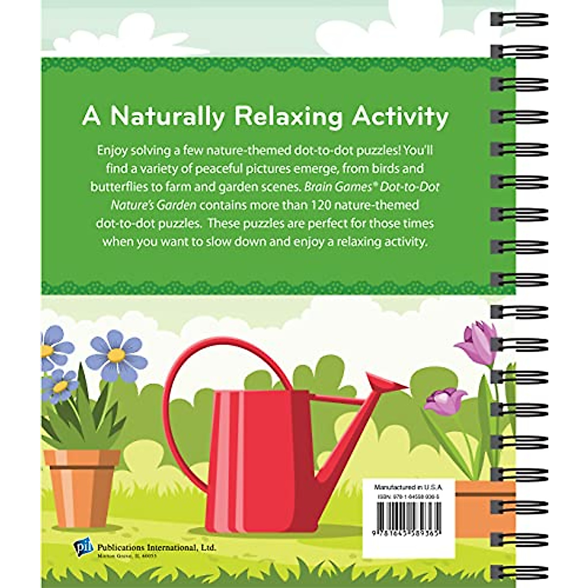 Brain Games - Dot-to-Dot Nature's Garden