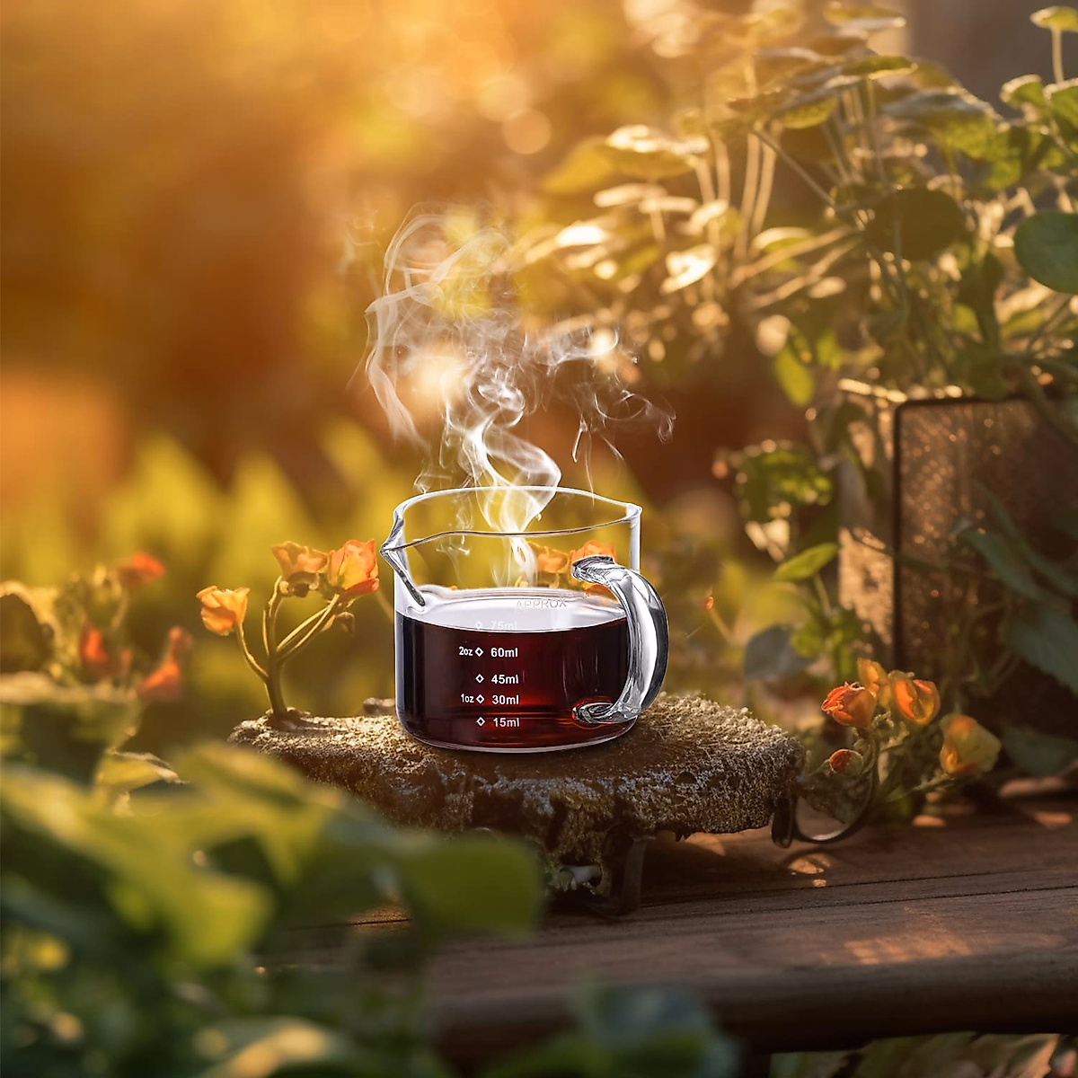 Espresso Knock Box Tamp Station: Knock Box Espresso Coffee Knock Box Espresso Knock Box and Tamp Station - Espresso Machine Accessories | with Espresso Measuring Cup, Espresso Tamping Mat Tamper Mat