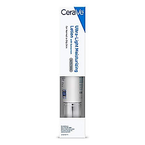 CeraVe Moisturizing Lotion SPF 30| Sunscreen and Face Moisturizer with Hyaluronic Acid & Ceramides | Oil Free | 1.7 Ounce