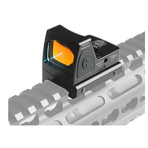 Gotical Combo of 2 | Pistol Hand Guns Picatinny Rail Mount Accessories with Tactical Mini Red Dot Sight Scope for Pistol Glock 17 19 with 20mm Mount