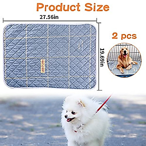 Tfwadmx Guinea Pig Cage Liners Washable Guinea Pig Pee Pads Waterproof Reusable Rabbit Bedding Mat Super Absorbent Pee Pad Anti-Slip Bottom Cage Accessories for Small Animals 