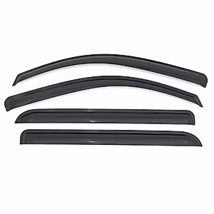 Auto Ventshade [AVS] Outside Mount Ventvisor | 2012 - 2020 Chevrolet Sonic Hatchback (5 - Door)- Smoke, 4 pc. | 94639