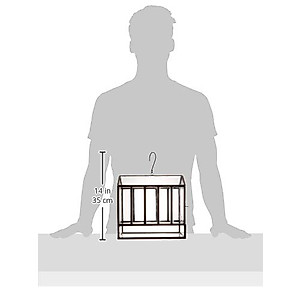 Urban Born Large Indoor Greenhouse Shape Terrarium — 10" x 6" x 10" (Black)