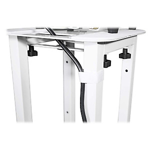 Rockville Totem Moving Head Light Stand+Black+White Scrims+Carry Bags (RTP32W)