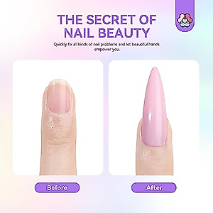 Saviland Acrylic Nail Kit French Sculpture Set: Clear/Nude/Pink Acrylic Powder and Liquid Set Acrylic Nail Brush Cuticle Oil for Nail Care Professional DIY Acrylic Nail Art Beginner Acrylic Nail Kit