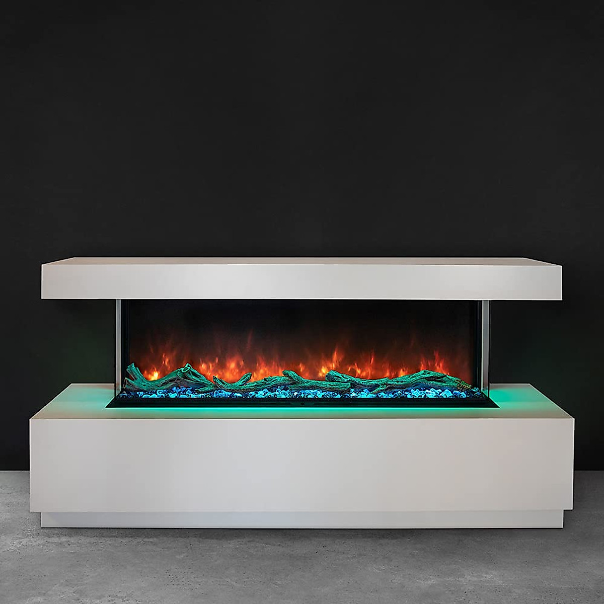 Modern Flames Landscape Series Pro MultiView 3-Sided Wall Mount/Built-In Electric Fireplace (LPM-4416-TH-WTC/LP), 44-Inch, Wireless Thermostat & Full Wall Control