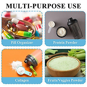 WDJLMLP Single Dose Powder Containers Bag Set Of Powder Bags,Portable Protein Powder Bag Travel Powder Supplement Bags Suitable For Exercise, Fitness, Travel, Business Trips