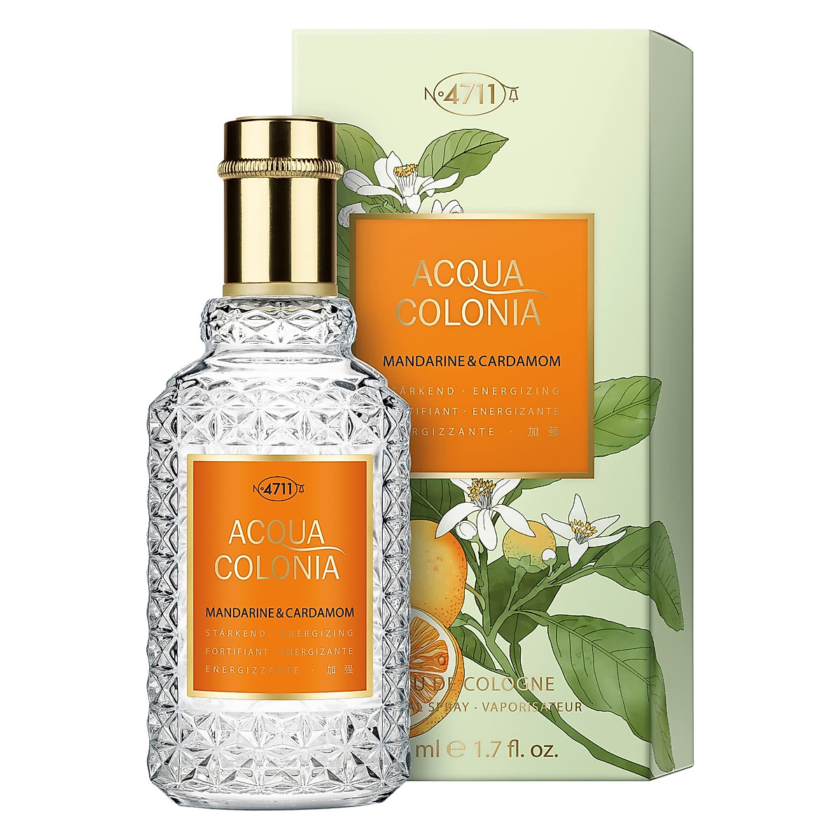 4711 Acqua Colonia Mandarine and Cardamom Eau de Cologne Spray for Women, 1.7 Ounce