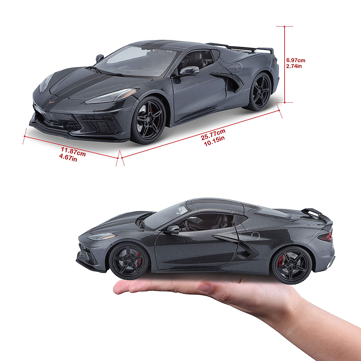 Maisto 1:18 Special Edition 2020 Chevrolet Corvette Stingray Z51 - Grey