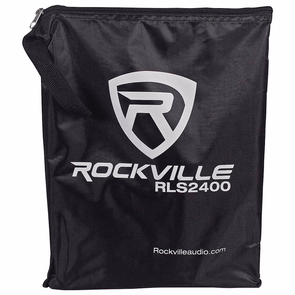 Rockville RLS2400 Lightweight Folding DJ Laptop Stand w/Extra Shelf & Travel Bag