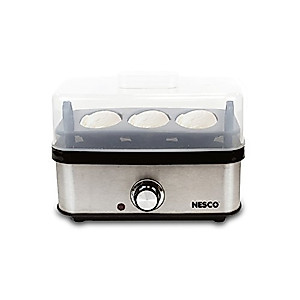 Nesco American Harvest EC-10 Home Egg Cooker, 1, Stainless Steel/Black