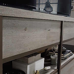 Sauder Manhattan Gate Credenza, for TVs up to 60", Mystic Oak Finish