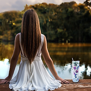 Mofvugz Hummingbird Tumbler-Hummingbird Gifts for Women,Bird gifts for Bird Lovers Women,Bird Watching Gifts-Hummingbird Decor-Gift Ideas,for Women-Hummingbirds Floral