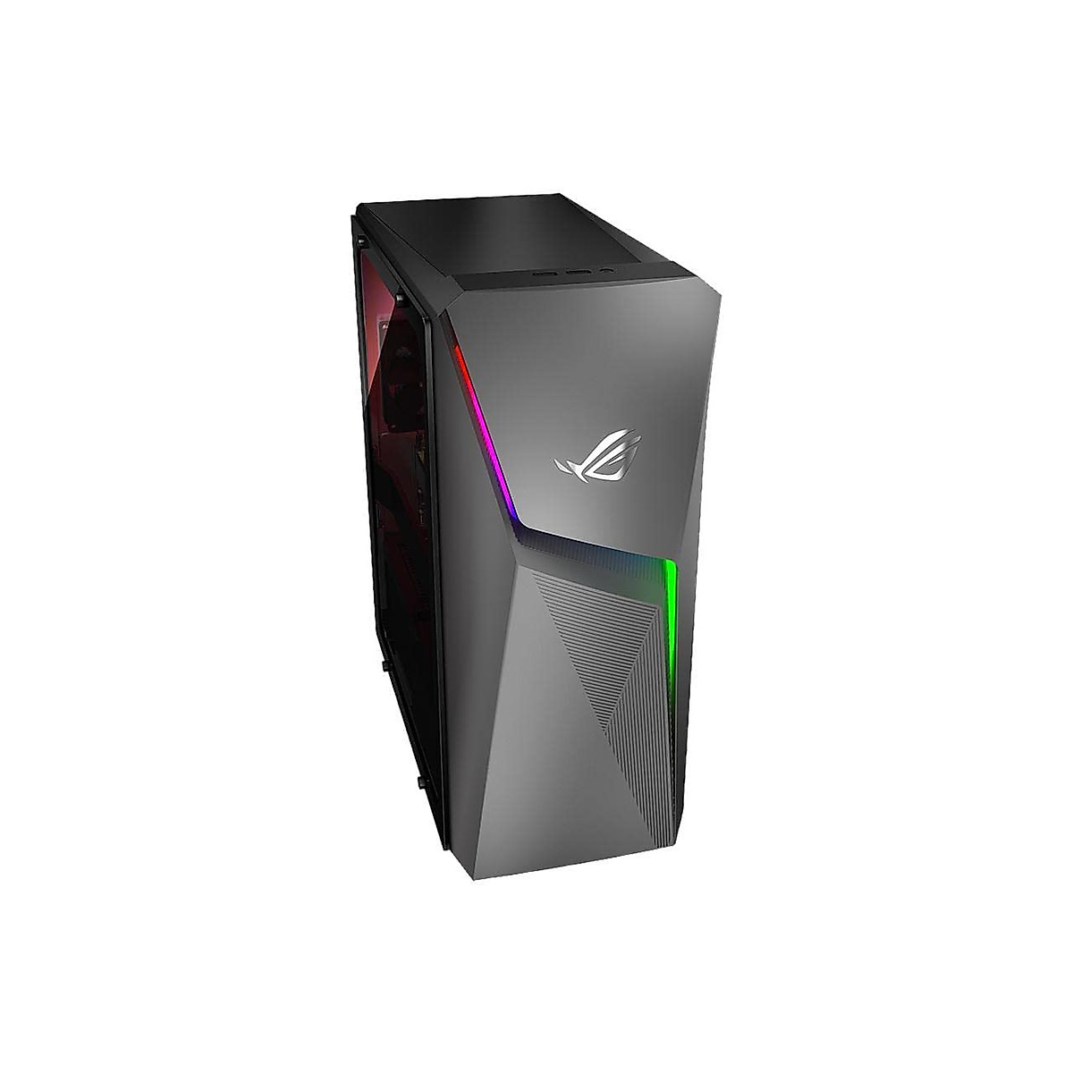 ROG Strix GL10DH Gaming Desktop PC, AMD Ryzen 5 3400G, GeForce GTX 1650, 8GB DDR4 RAM, 512GB PCIe SSD, Wi-Fi 5, Windows 10 Home, GL10DH-PH552