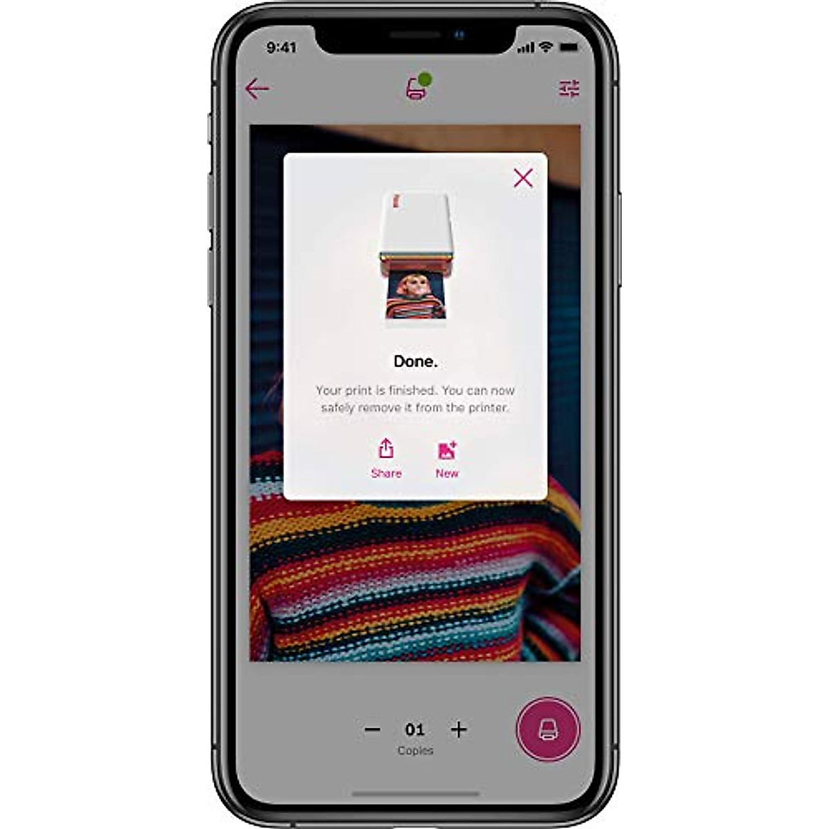 Polaroid Hi-Print - Bluetooth Connected 2x3 Pocket Photo, Dye-Sub Printer (Not ZINK compatible)