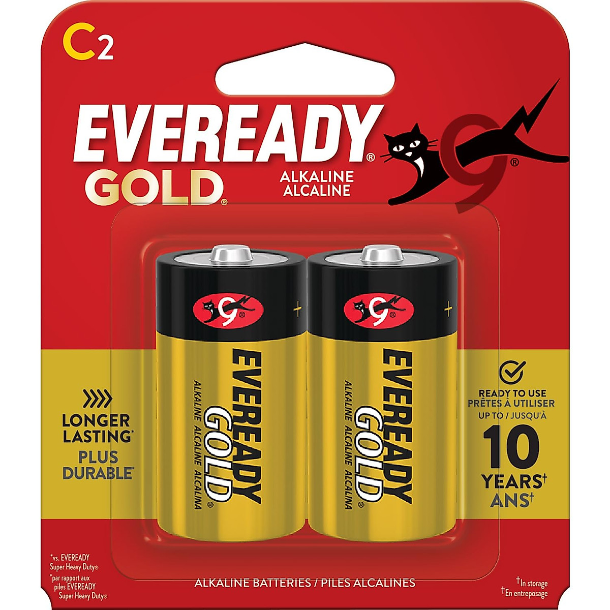 Envirofit ENERGIZER C2 EVEREADY Alkaline Battery, 2 Count (Pack of 1)