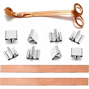 100pcs Wood Wicks for Candles, Wood Candle Wicks Wood Wicks for Candles Making Smokeless Wooden Candle Wicks with Trimmer Natural Crackling Wooden Wicks for Candle Making 5.1x0.5x0.04inch DIY Craft