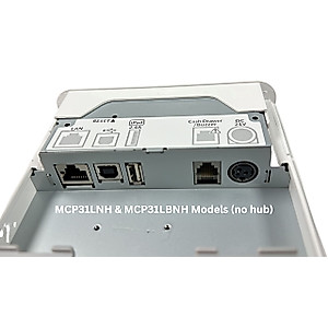 Star Micronics mC-Print3 3-inch Ethernet (LAN) / USB/Lightning Thermal POS Printer with CloudPRNT, Cutter, and External Power Supply - White