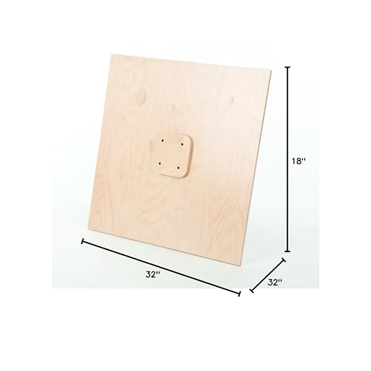 Fun Builder Table-Compatible with DUPLO® Brand Blocks w/Storage Nets-100% American Made-Solid Maple Wood Frames-Patent Pending Table Assembly-NO Tools and NO Hardware-Ready in 10 Minutes!-32" x 32"