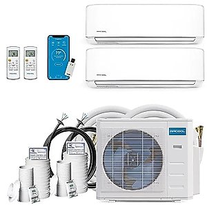 MRCOOL DIYM227HPW03C01 DIY Multi-Zone Series Ductless Heat Pump, White