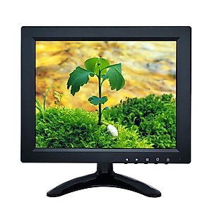 iChawk 9.7'' inch Monitor 1024x768 4:3 Full View IPS Positive Screen AV BNC HDMI VGA Built-in Speaker LCD Screen PC Display, Industrial Medical Equipment, Pluggable U-Disk Portable Player W097PN-592
