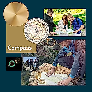 ABPIR Survival Kits, Gifts for Christmas Men Dad Husband Him, 13 in 1 Survival Gear and Equipment Tactical Tools for Camping Hiking Hunting Outdoor Adventure, Cool Birthday Idea