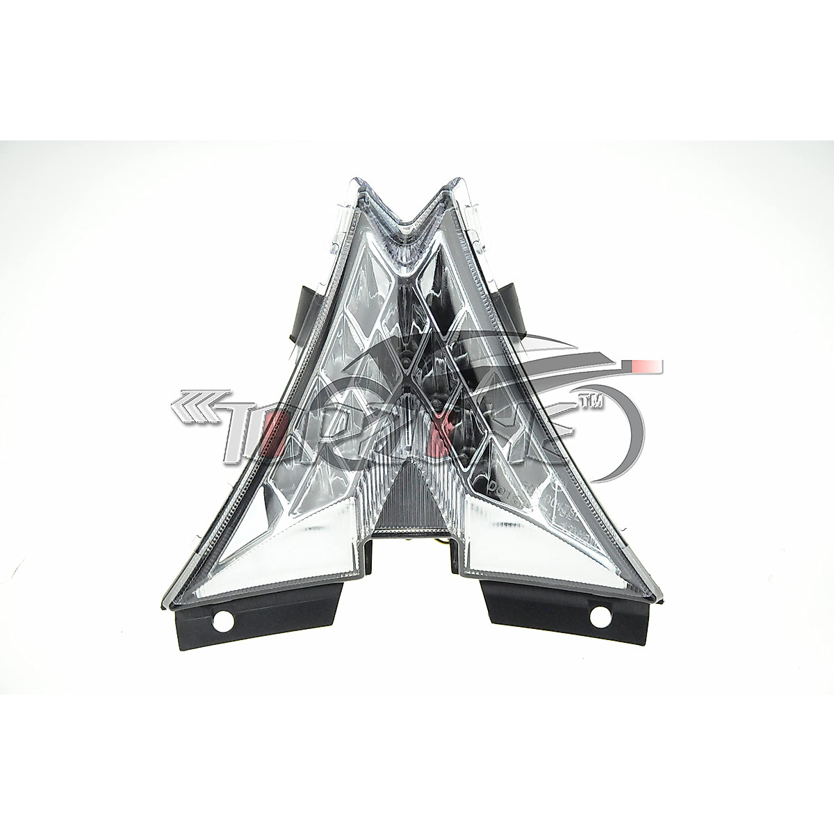 TOPZONE LED Brake Tail Light Integrated Turn signal Function Fit for APR-ILIA 2012-2016 CAPONORD 1200 (Transparent)