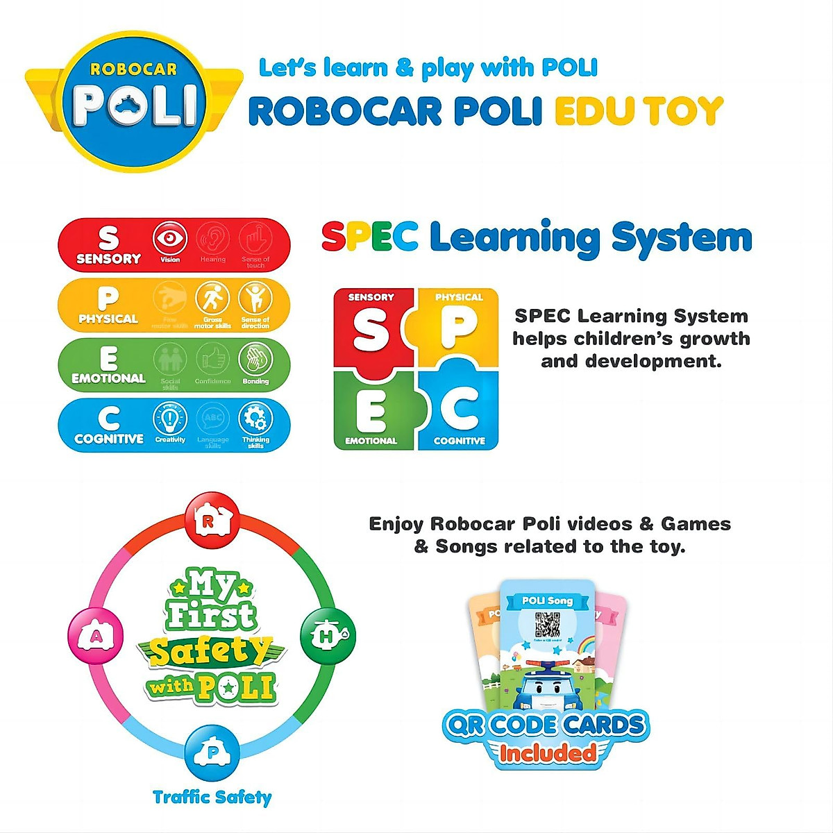 Robocar Poli Steering Wheel Toy, Musical Pretend Play Driving Toy for Baby Driver, My First Driving Educational Turn and Learn Toy, Simulation Racing Wheel Toy for Preschool Kid Toddler Age 1-3