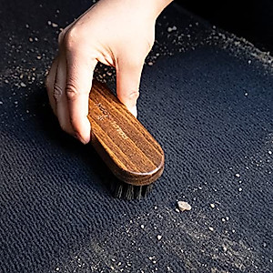 Colourlock Leather & Textile Cleaning Brush | Clean Leather, Textile and Alcantara | for Cars, Furniture, Apparel, Shoes, Bags and Accessories (Brown, 1 Brush)