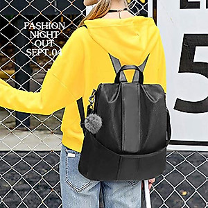 YOUNNE Women Backpack Purses PU Leather Anti-theft Rucksack Waterproof Daypack Casual Shoulder Satchel Bag (Brown)