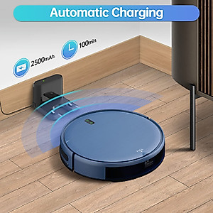 ZCWA Robot Vacuum and Mop Combo, 2 in 1 Mopping Robotic Vacuum with WiFi/App/Alexa, Robotic Vacuum Cleaner, Schedule Settings, Self-Charging, Ideal for Hard Floor, Pet Hair and Carpet