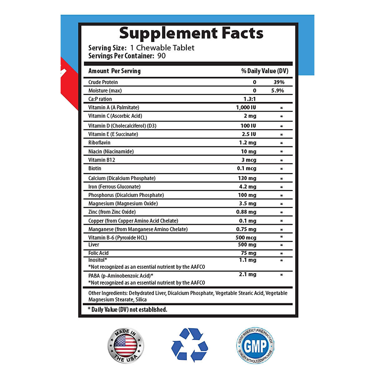 cat Vitamins for Liver - Ultra CAT Vitamins - Mineral Supplement - Premium Chews - Vitamin b12 for Cats - 90 Treats (1 Bottle)