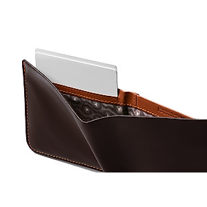 Bellroy Hide & Seek Wallet (Slim Leather Bifold Design, RFID Protected, Holds 5-12 Cards, Coin Pouch, Flat Note Section, Hidden Pocket) - Java