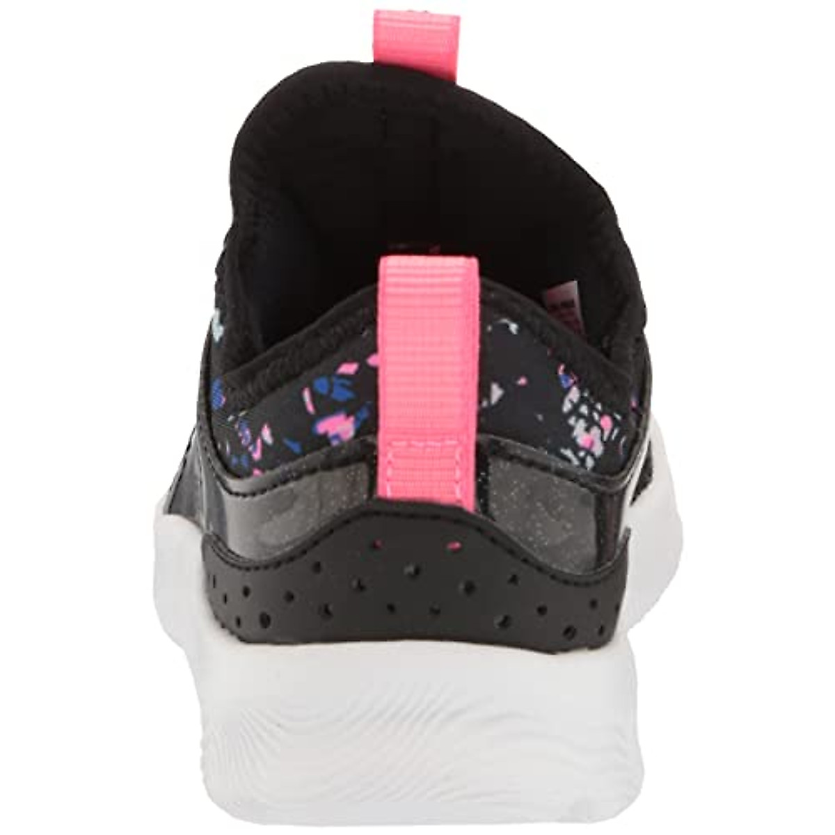 Under Armour Girls' Pre School Infinity 2.0 Print Alternate Closure, (001) Black/Black/Pink Punk, 2, US
